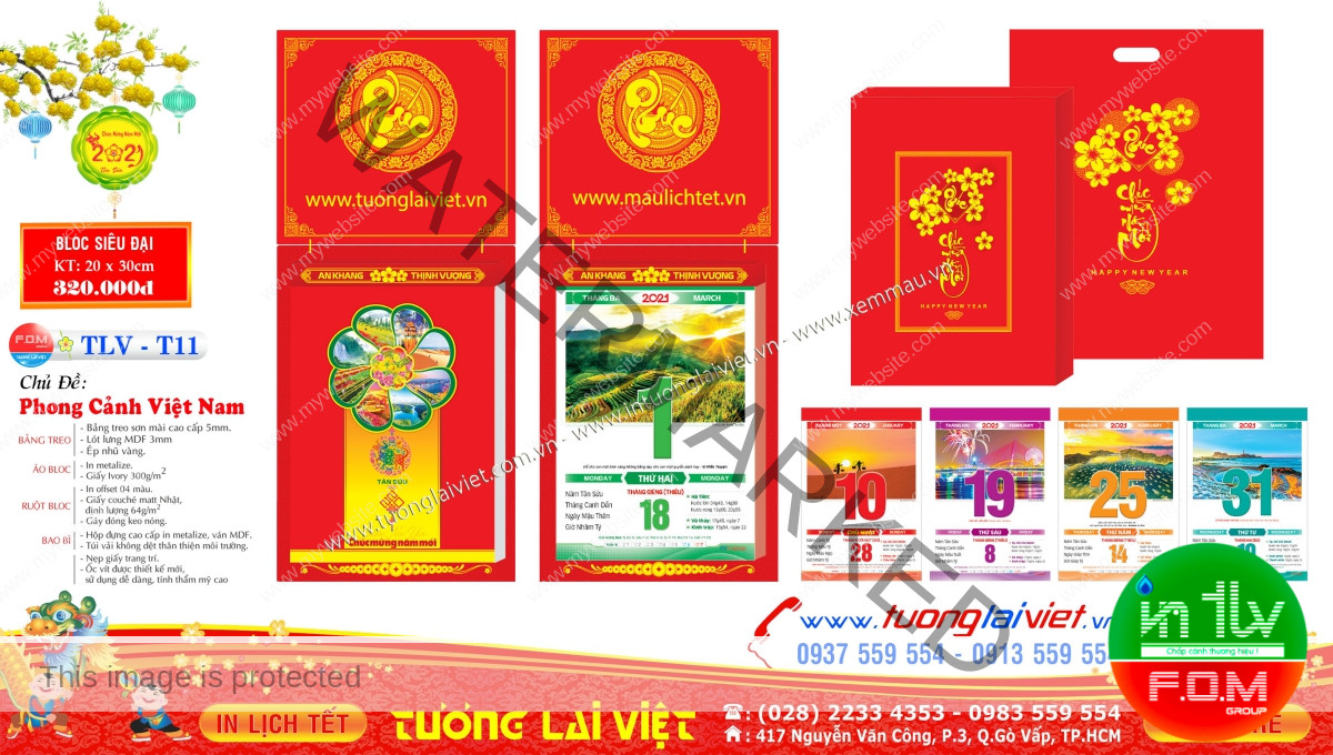 Mẫu Lịch Bloc đẹp nhất năm nay 2026 » Gia Công Lịch Tết ☝️